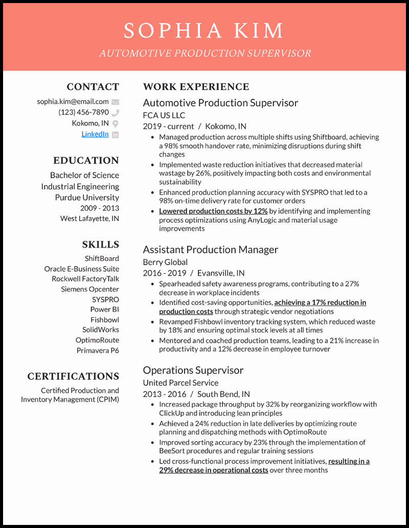 11 Supervisor Resume Examples That Worked in 2025