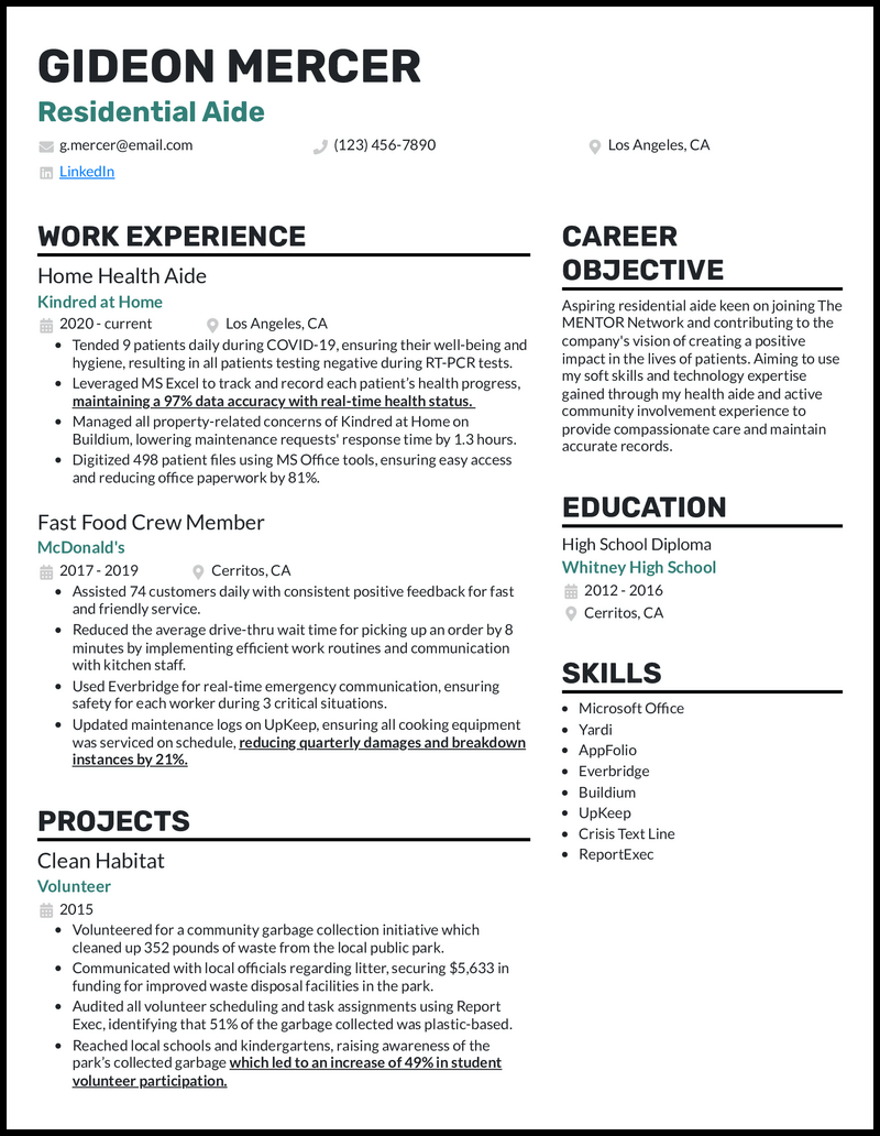 7 Resident Assistant RA Resume Examples Made For 2026 7 Resident Assistant RA Resume Examples Made For 2026
