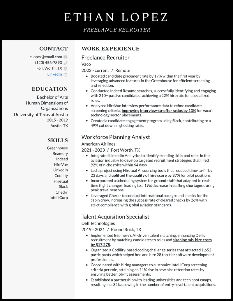 5 Returning to Workforce Resume Examples and Templates for 2025