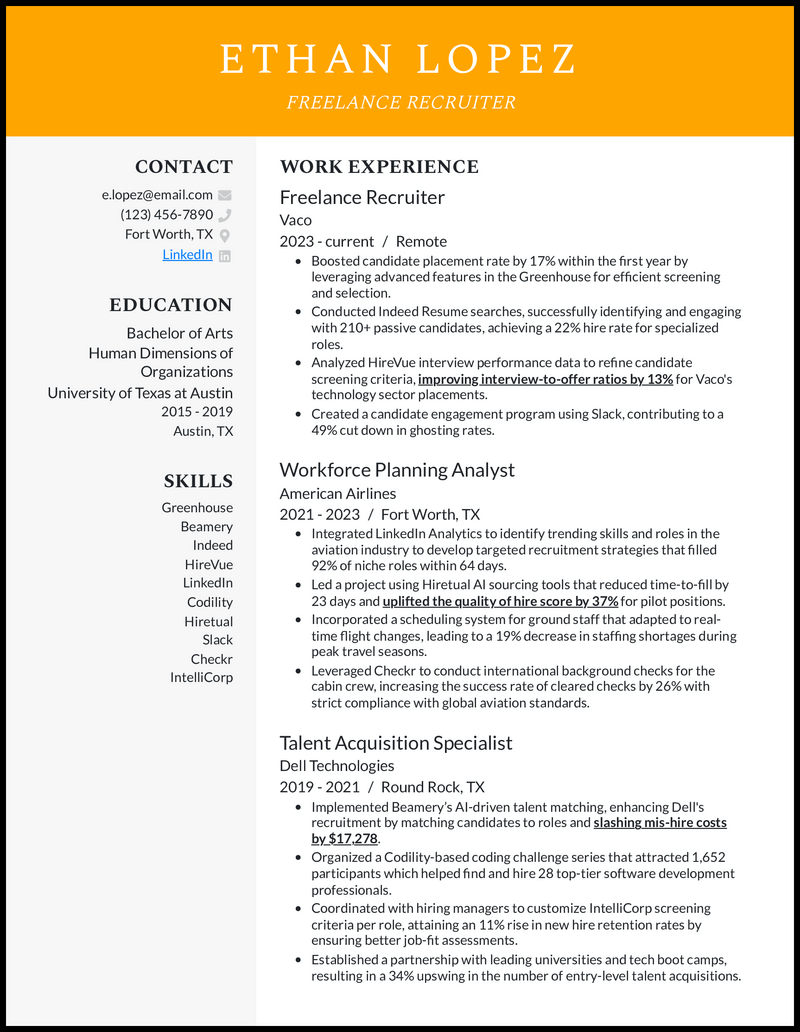 5 Returning to Workforce Resume Examples and Templates for 2025