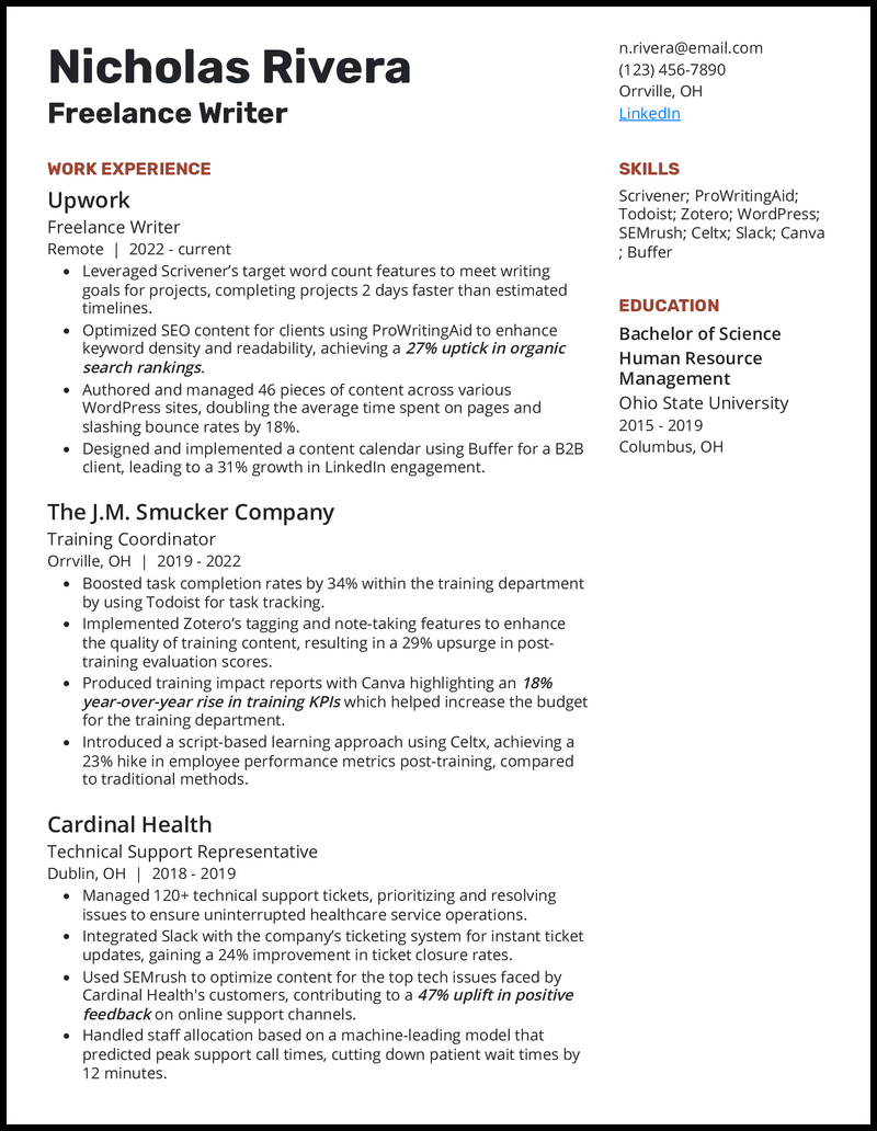 5 Returning to Workforce Resume Examples and Templates for 2025