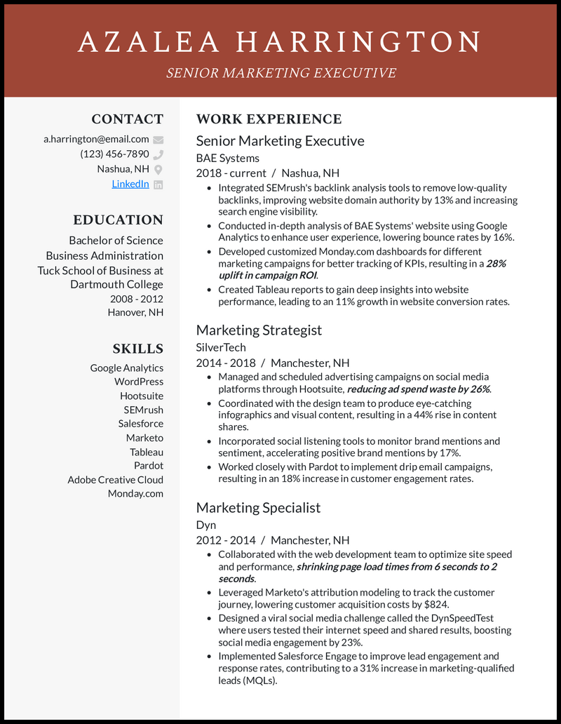 19 Executive Resume Examples That Got the Job in 2026