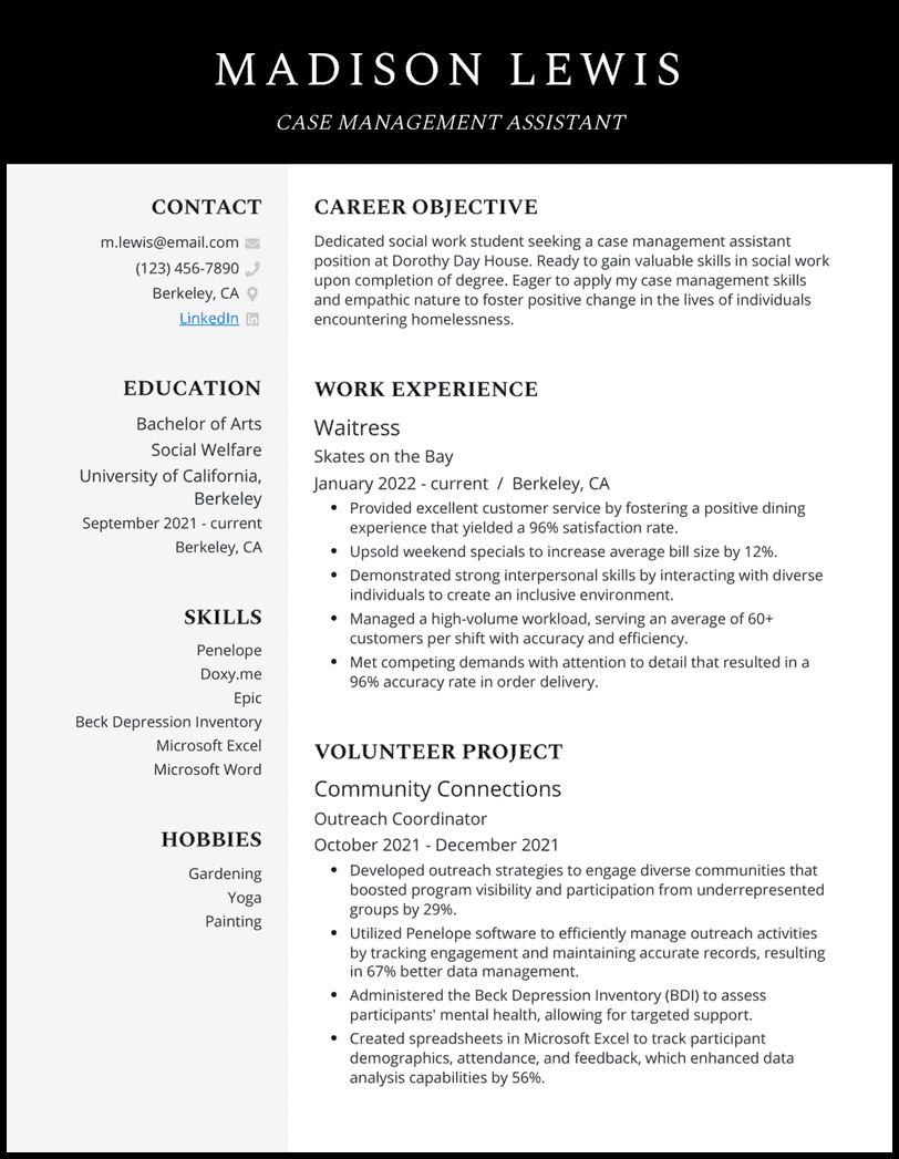 11 Social Worker Resume Examples That Worked in 2024